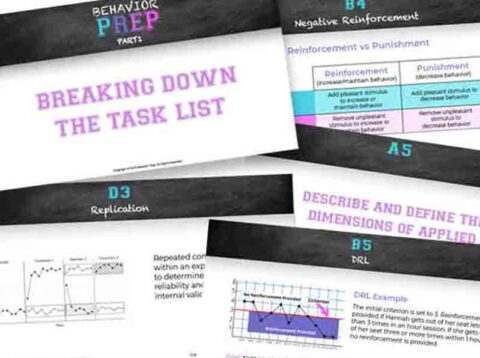 BCaBA Study Guides Exam Preparation 5th Edition Task List